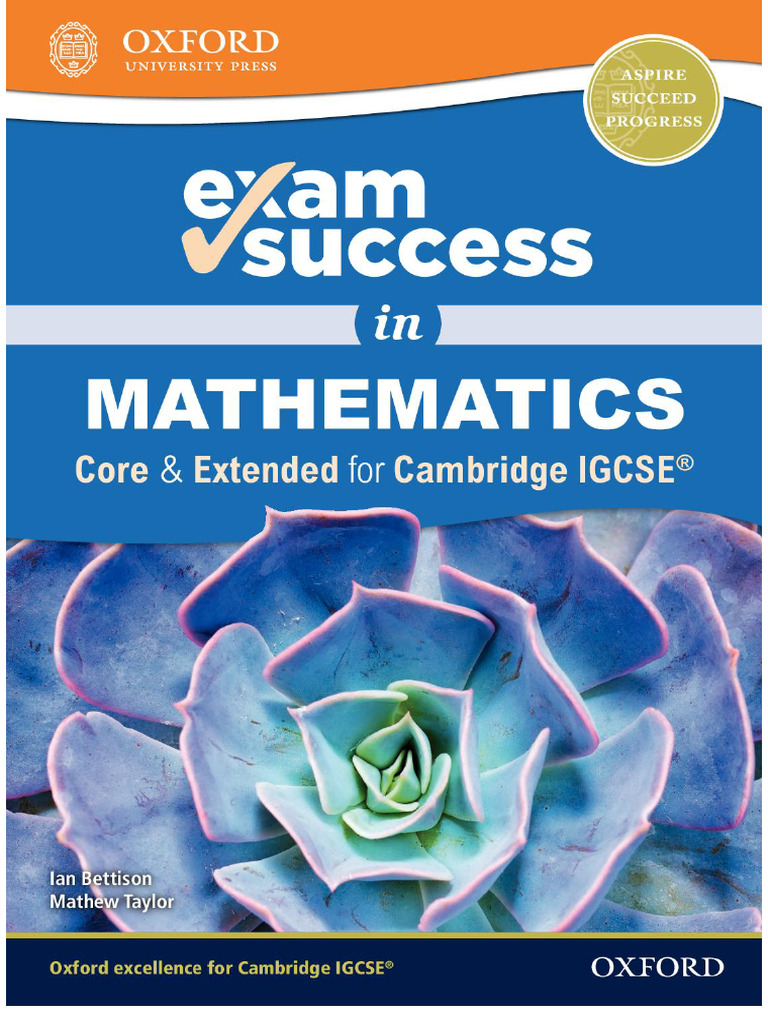 Exam Success in Mathematics For Cambridge IGCSE | PDF