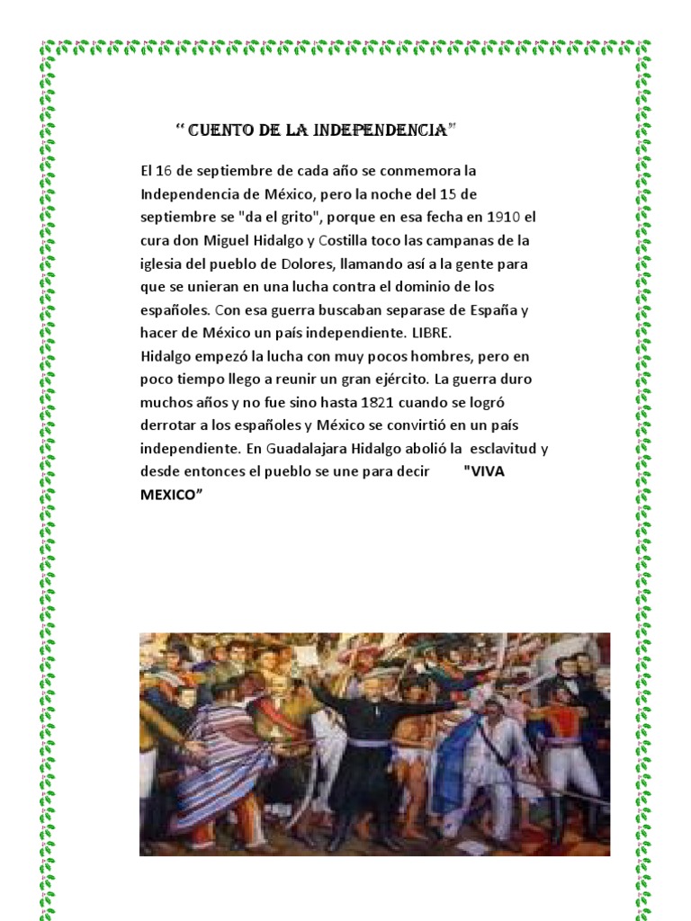 CUENTO La Independencia de México | PDF