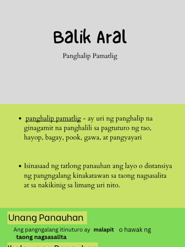 Balik Aral | PDF
