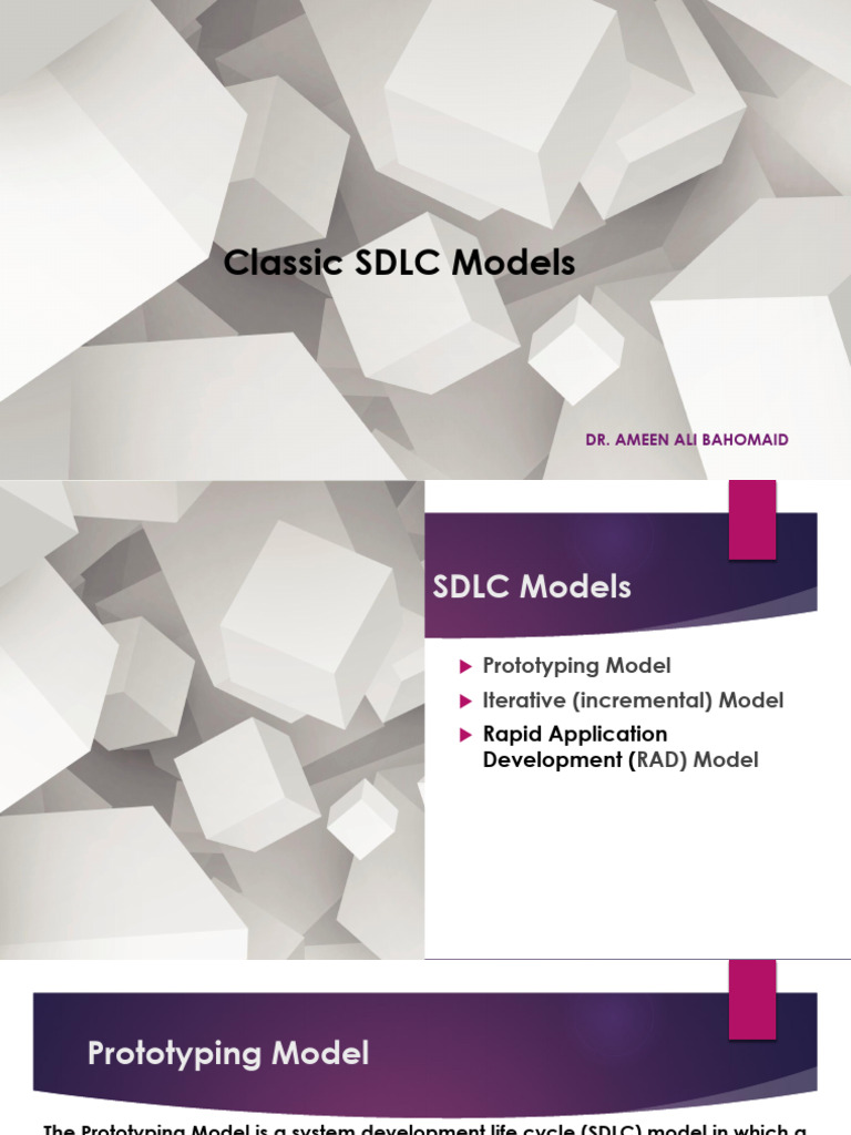 SE - SDLC Models - Lec 3 | PDF