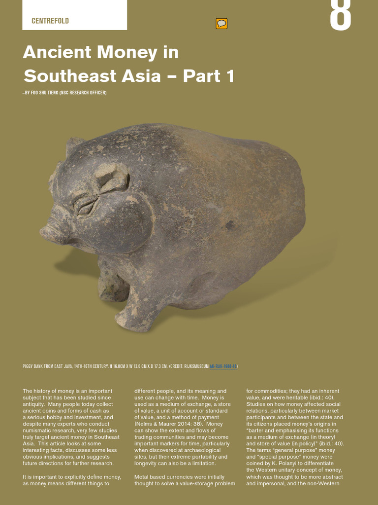 Ancient Money in Southeast Asia Part 1 | PDF