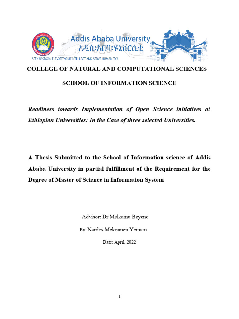 Readiness For Open Science Implementation Pdf