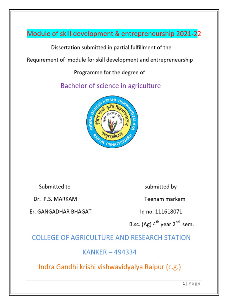 Teenam Markam Module Final | PDF