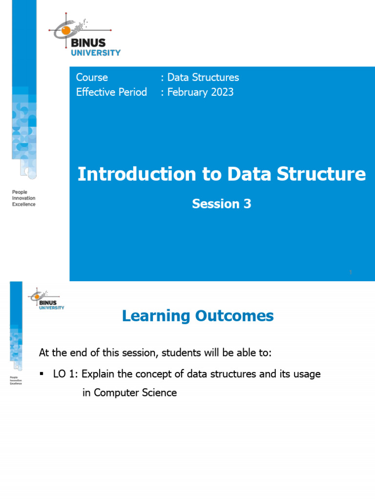 s03 Introduction To Data Structure | PDF | Data Type | Software Development