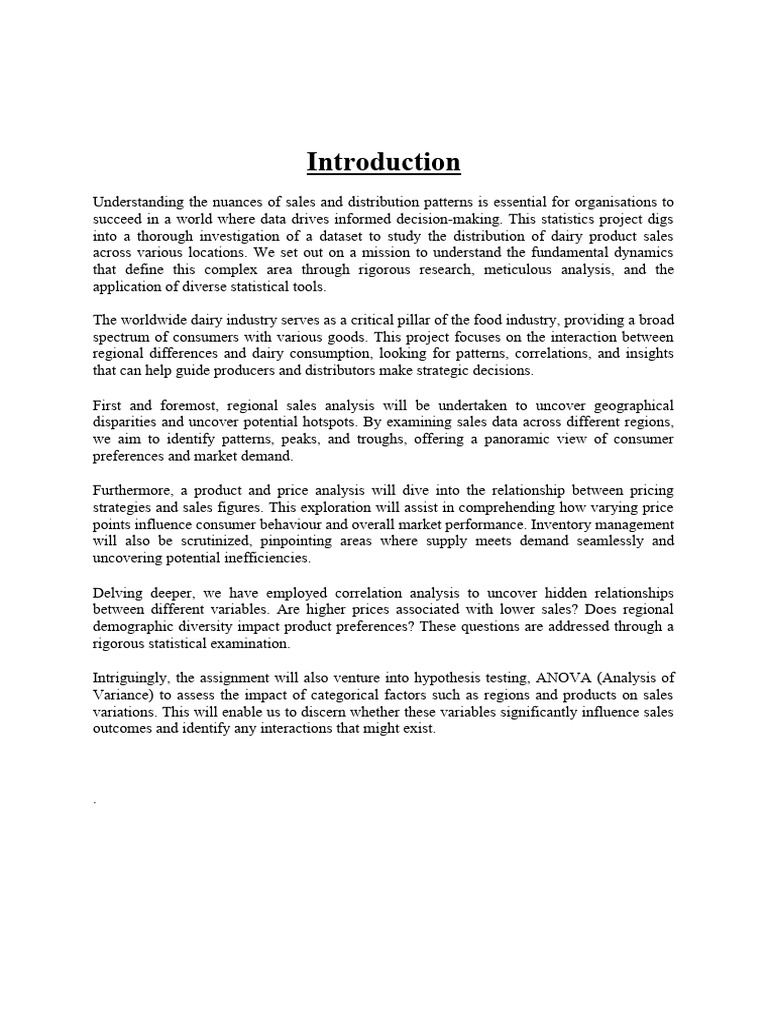 Group 3 SIDM Project | PDF