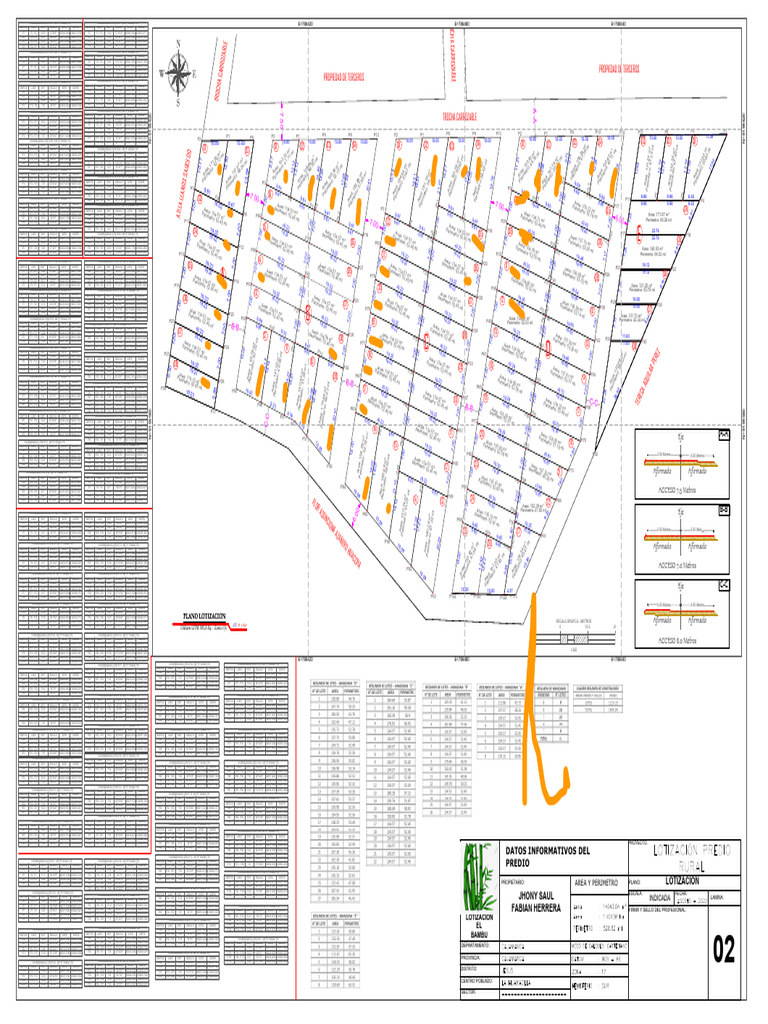 Plano Lotización - A1 | PDF