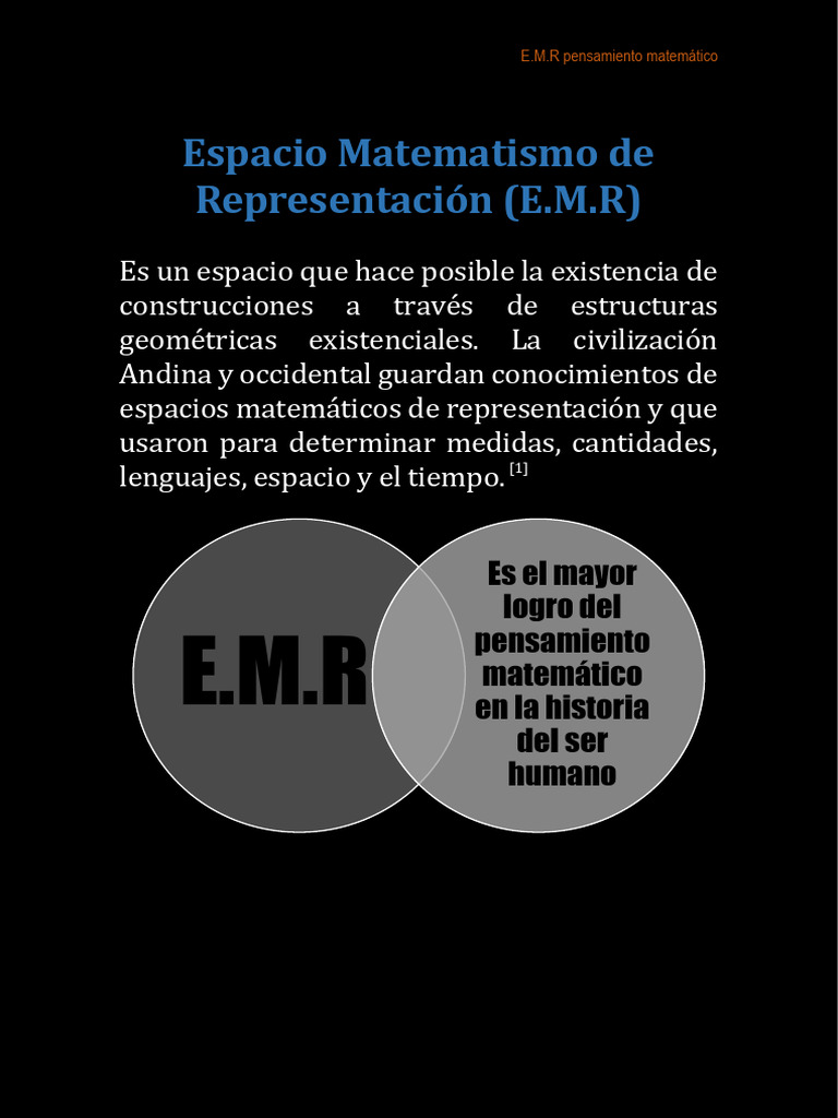 Espacio Matemático | PDF | Pensamiento | Matemáticas