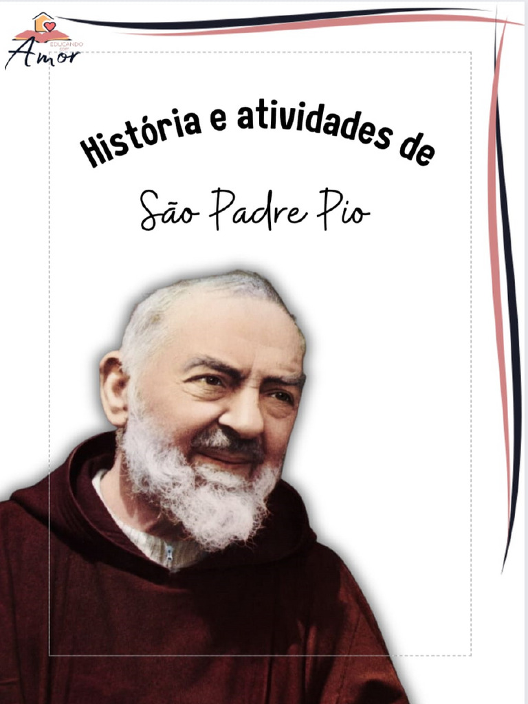 Atividade São Padre Pio | PDF | Maria, mãe de Jesus