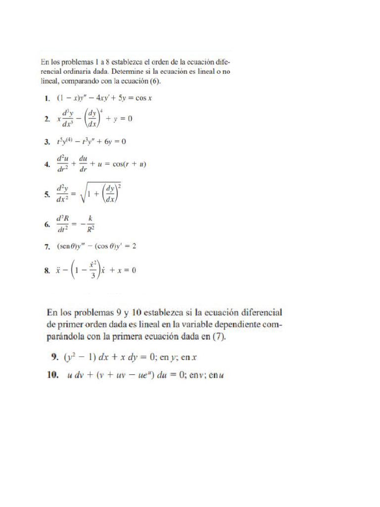 Gui 1 Ecuaciones | PDF