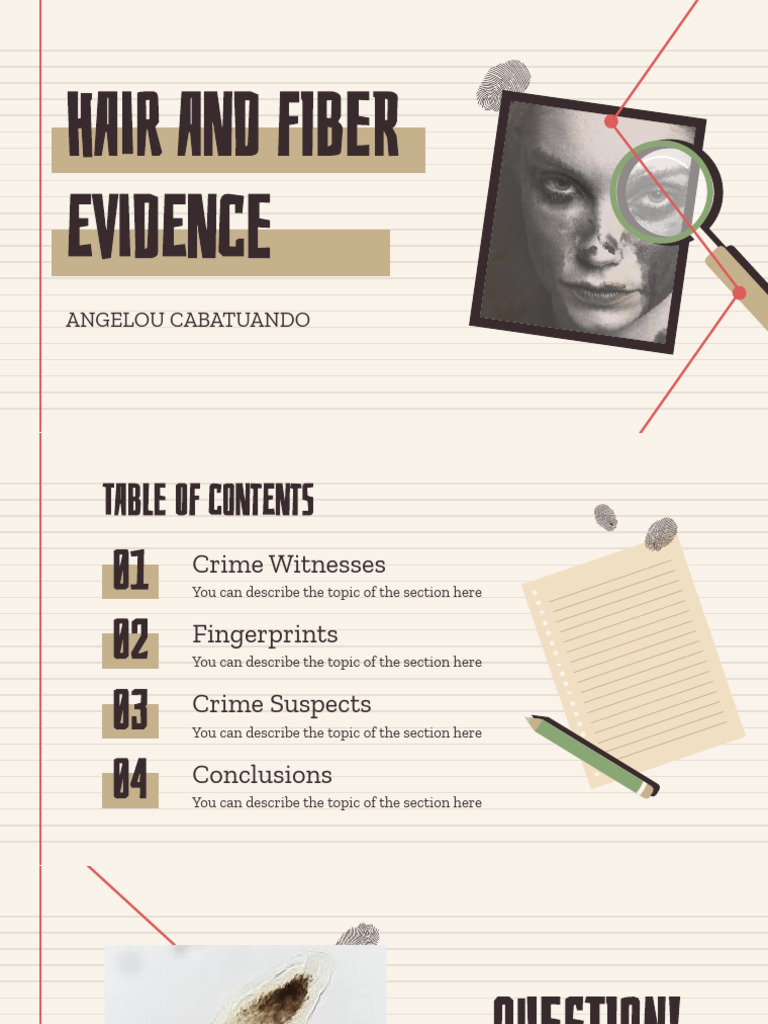 Hair Evidence | PDF | Hair | Human Hair