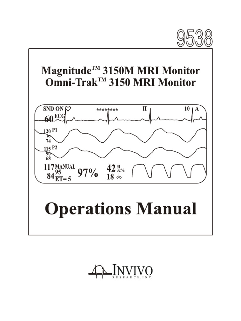 Invivo 3150 - User Manual | PDF | Medical Specialties | Clinical Medicine