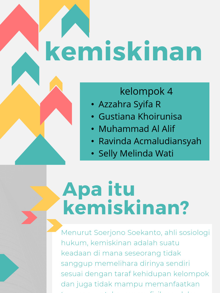 Kemiskinan Kel4 | PDF