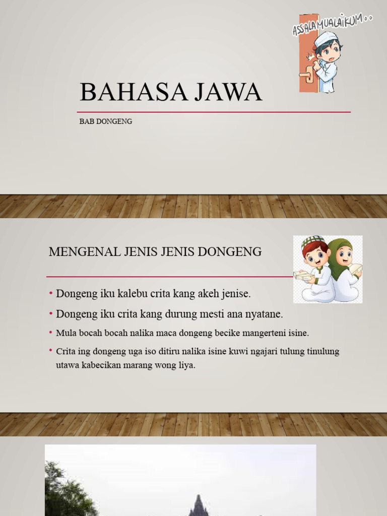 JENIS DONGENG Bahasa Jawa | PDF