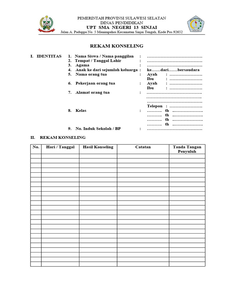 Rekam Konseling RE EDIT PDF