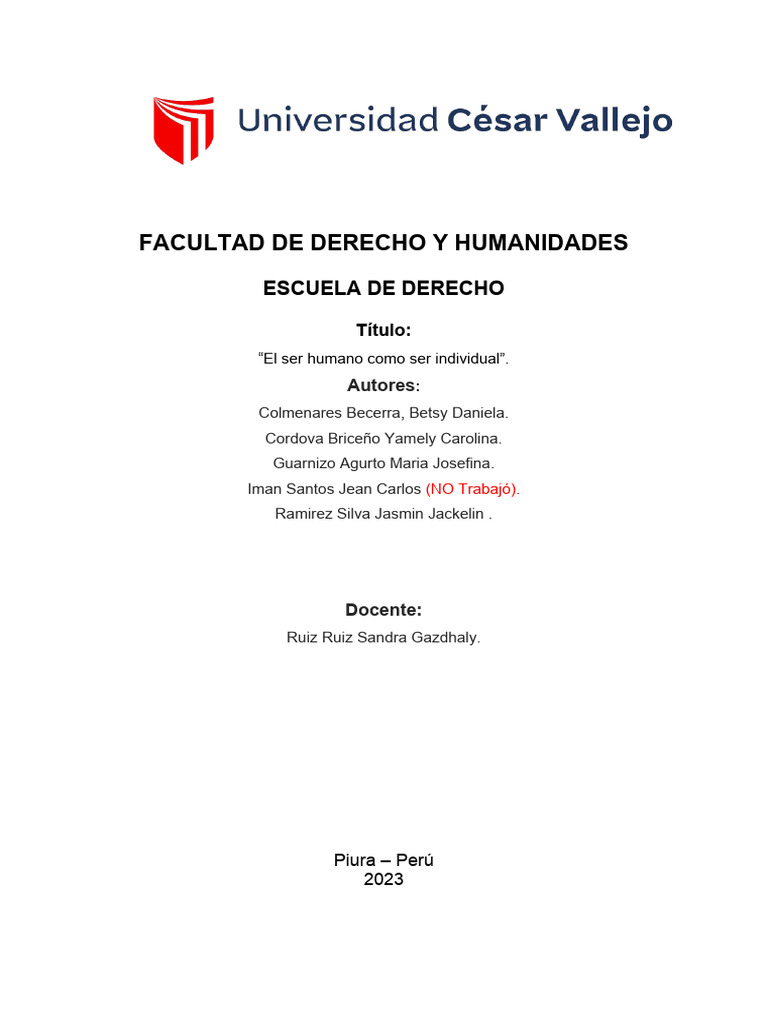 El Ser Humano como Individuo Único | PDF | Filosofía | Ciencia y ...