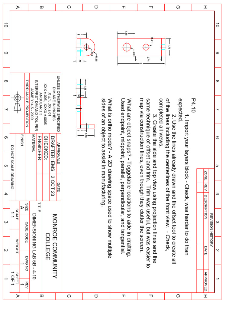 Lab 5B - P4-10 | PDF | Geometry