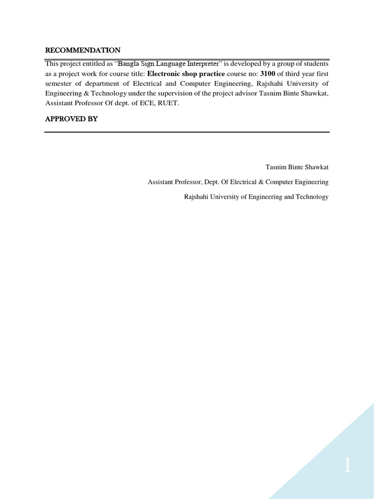 Tasnim Binte Shawkat Assistant Professor, Dept. of Electrical & Computer Engineering Rajshahi ...