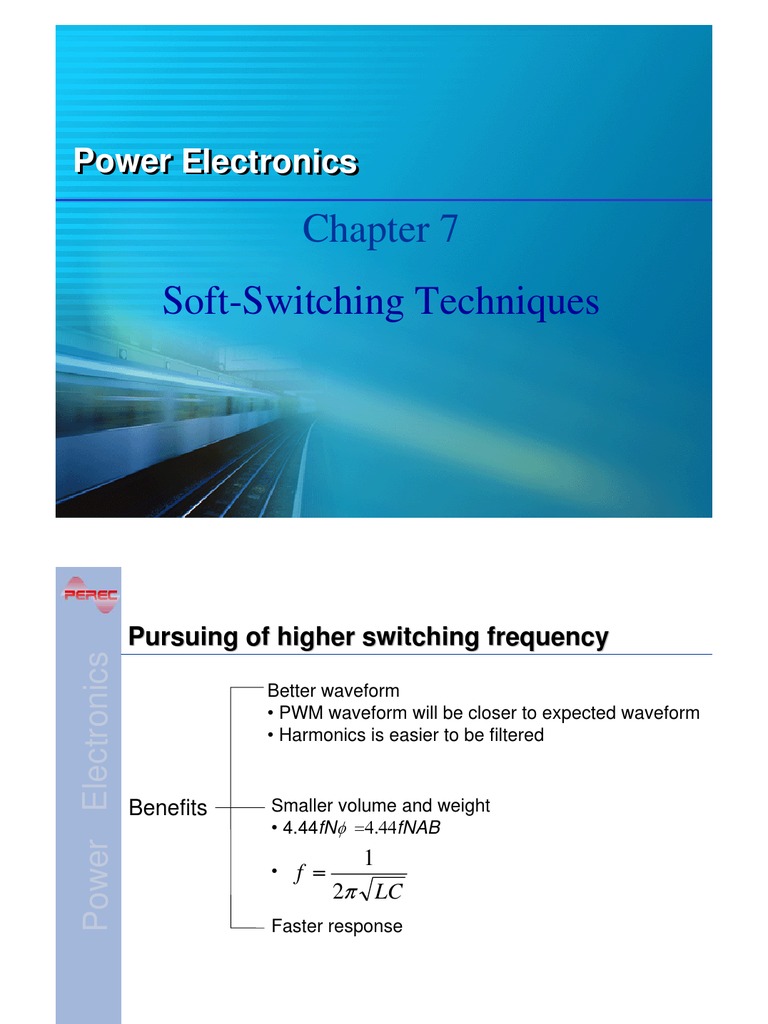 Soft Switching Techniques | PDF | Power Electronics | Engineering