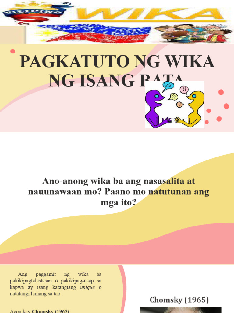Pagkatuto NG Wika NG Isang Bata 2 | PDF