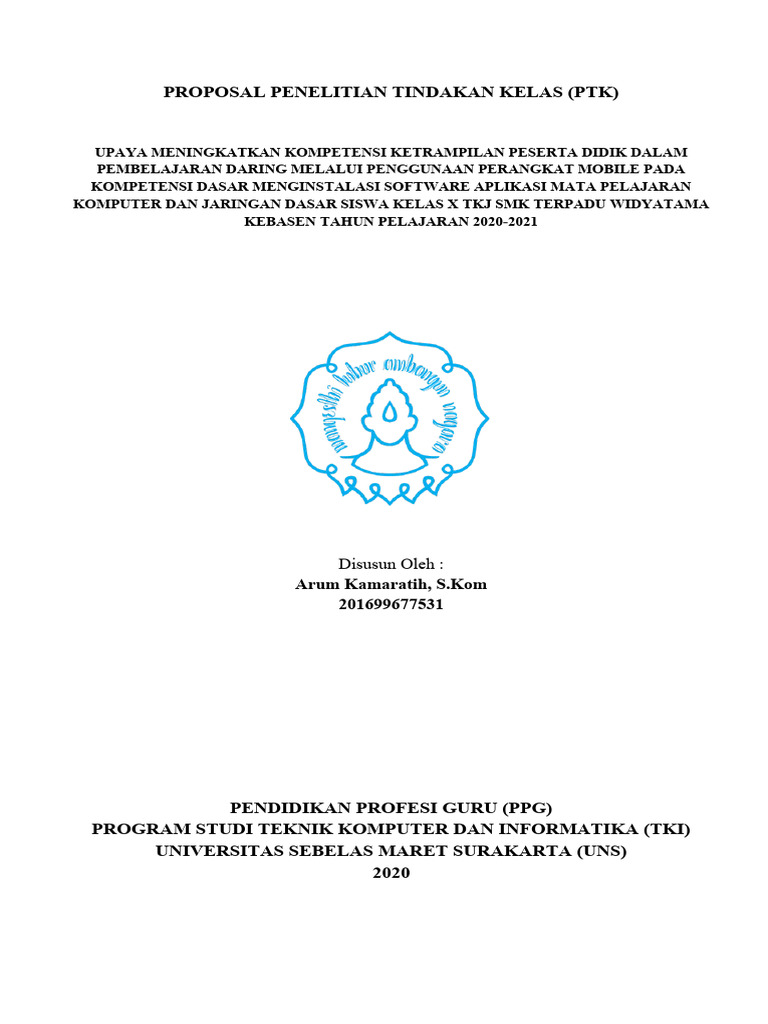 Cover Laporan PTK | PDF