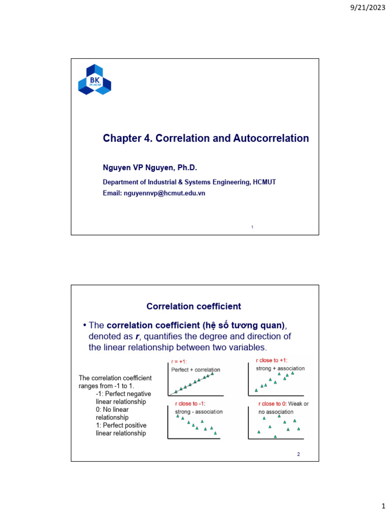 Chapter 4 Correlation And Autocorrelation Pdf Autocorrelation