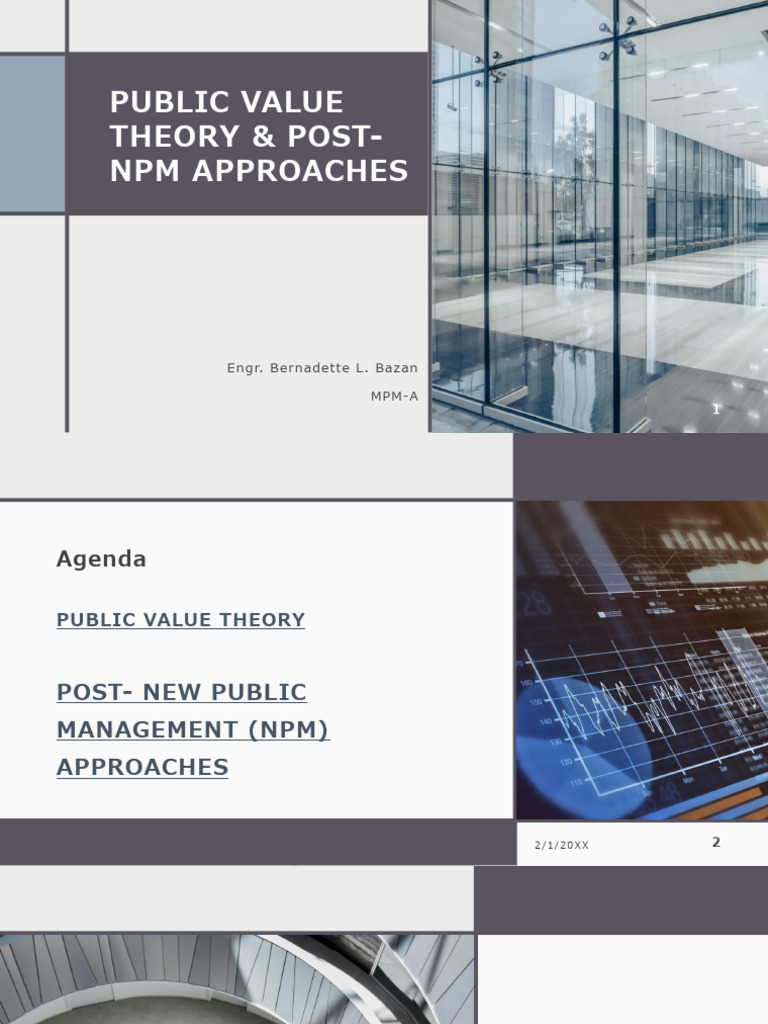 Public Value Theory & Post-Npm Approaches | PDF | Employment | Economies