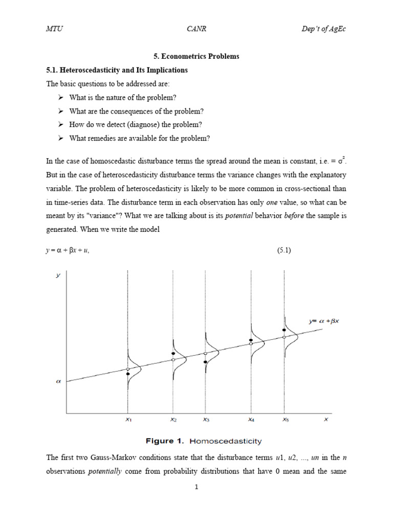 CH - 5 - Econometrics UG | PDF | Multicollinearity | Ordinary Least Squares