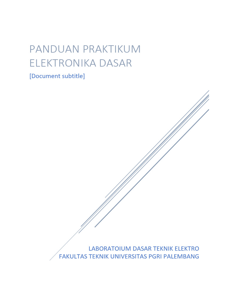 M1. Pengenalan Alat Ukur OK | PDF | Teknologi & Rekayasa