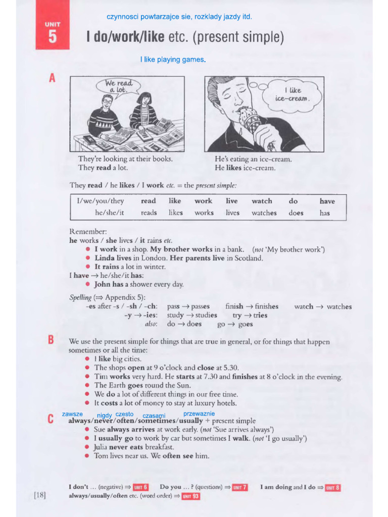 Present Simple | PDF