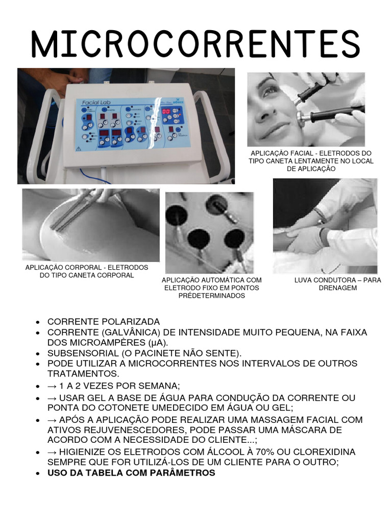 Protocolo de Microcorrentes na Estética | PDF