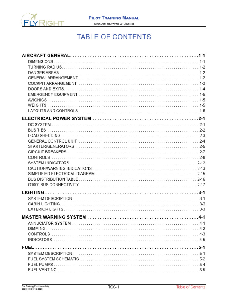 Be-300 G1000 PTM | PDF | Aircraft | Aircraft Configurations