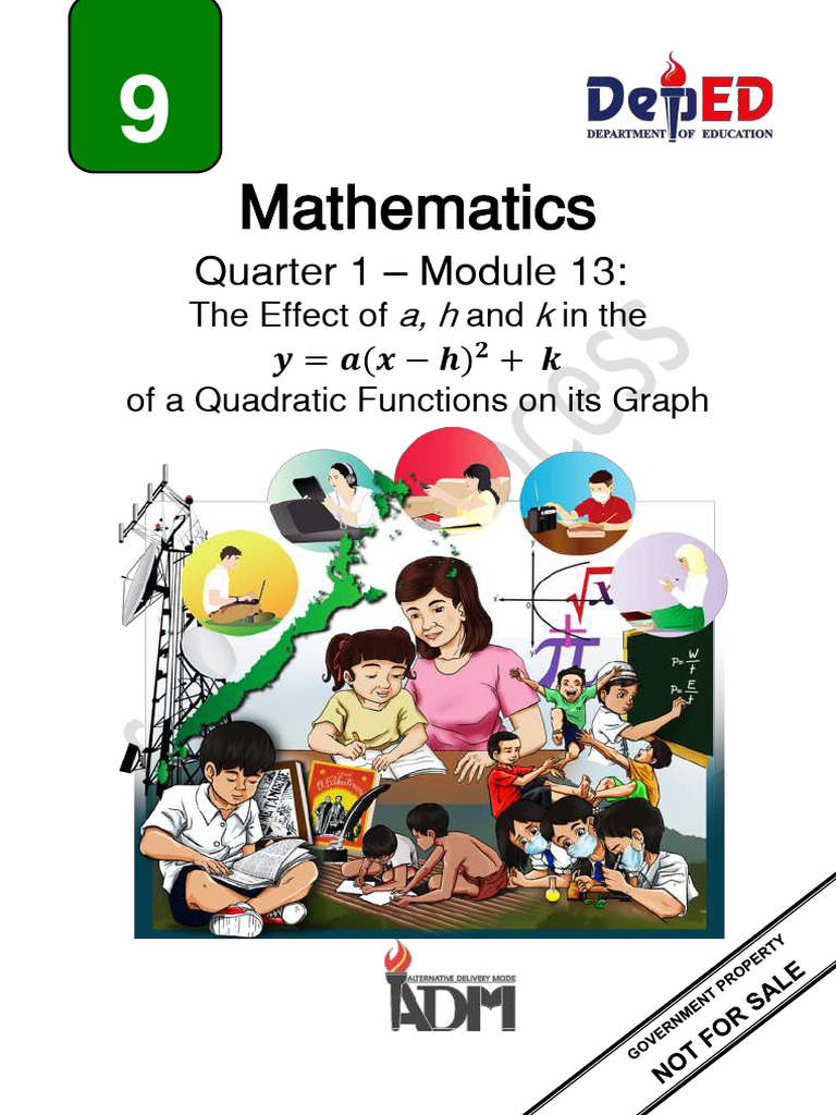 Mathematics 9 Q1 - M13 - W7-8 For Printing | PDF