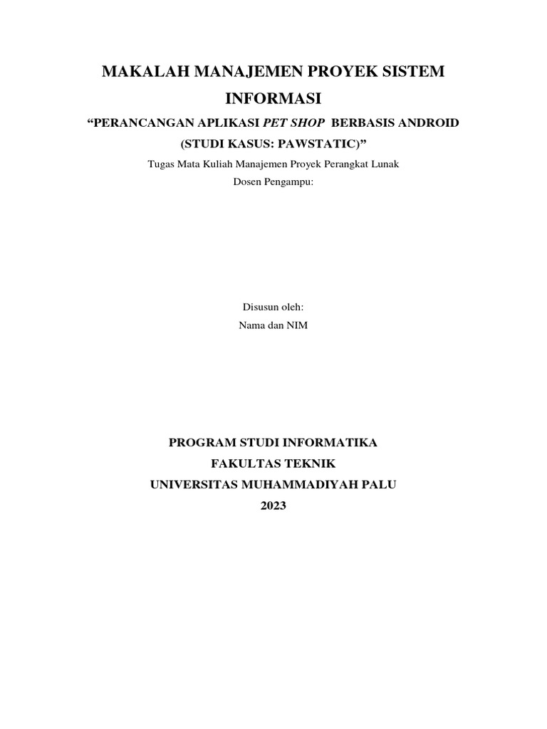 CONTOH LAPORAN MPPL[1] | PDF
