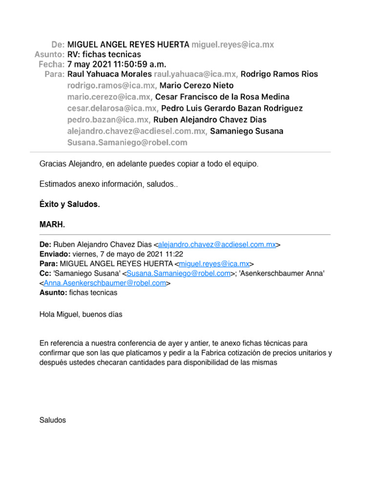 RV Fichas Tecnicas | PDF