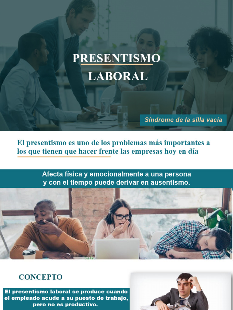 Presentismo Laboral: Causas y Soluciones | PDF