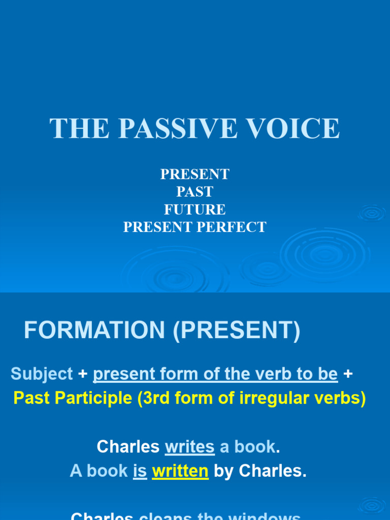 Passive Voice Future | PDF | Verb | Languages