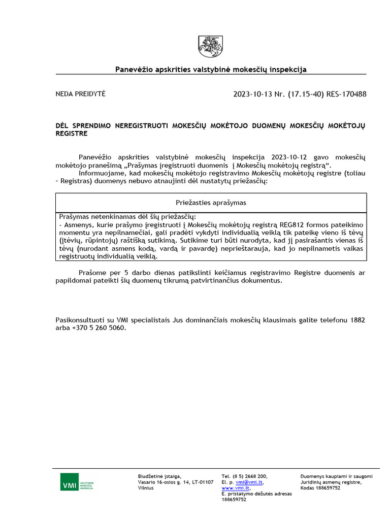 ESKIS Dokumentas 56236003 | PDF