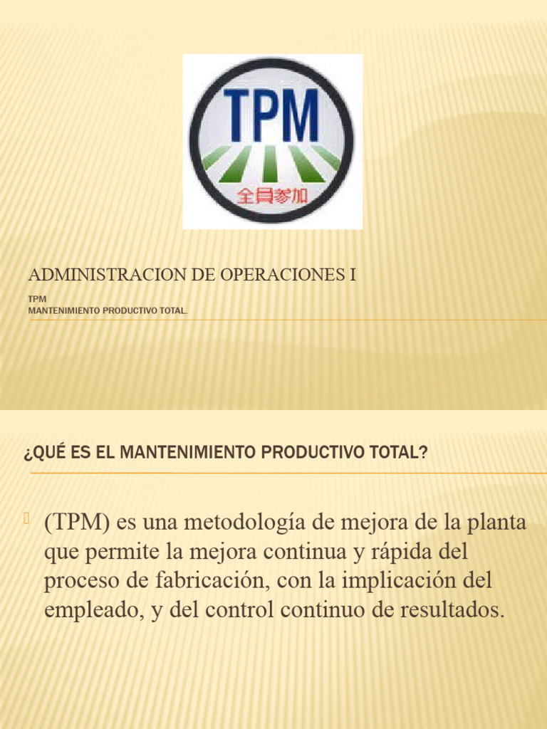 TPM Clase-2 | PDF