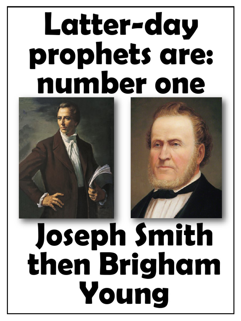 List of Latter-day Prophets | PDF