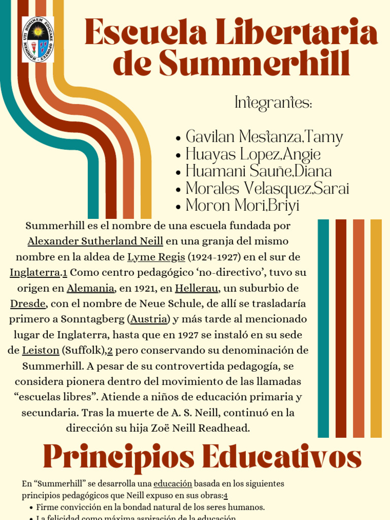 Escuela Libertaria de Summerhill | PDF