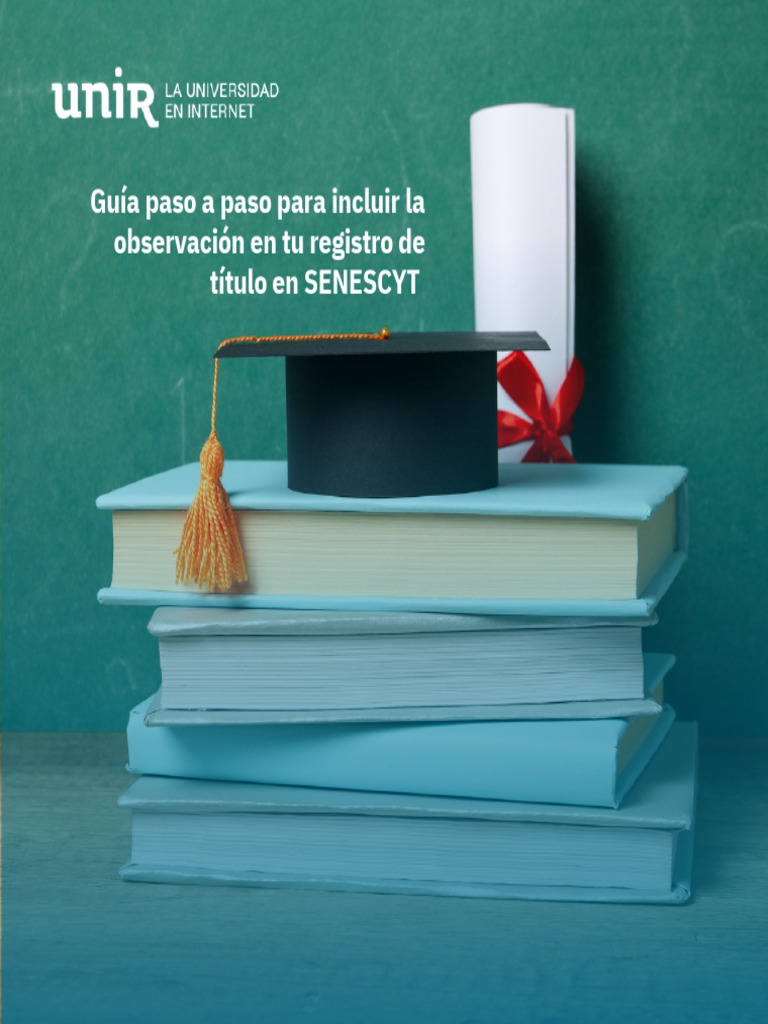 Guía Paso A Paso para Incluir La Observación en Tu Registro de Título en SENESCYT | PDF ...