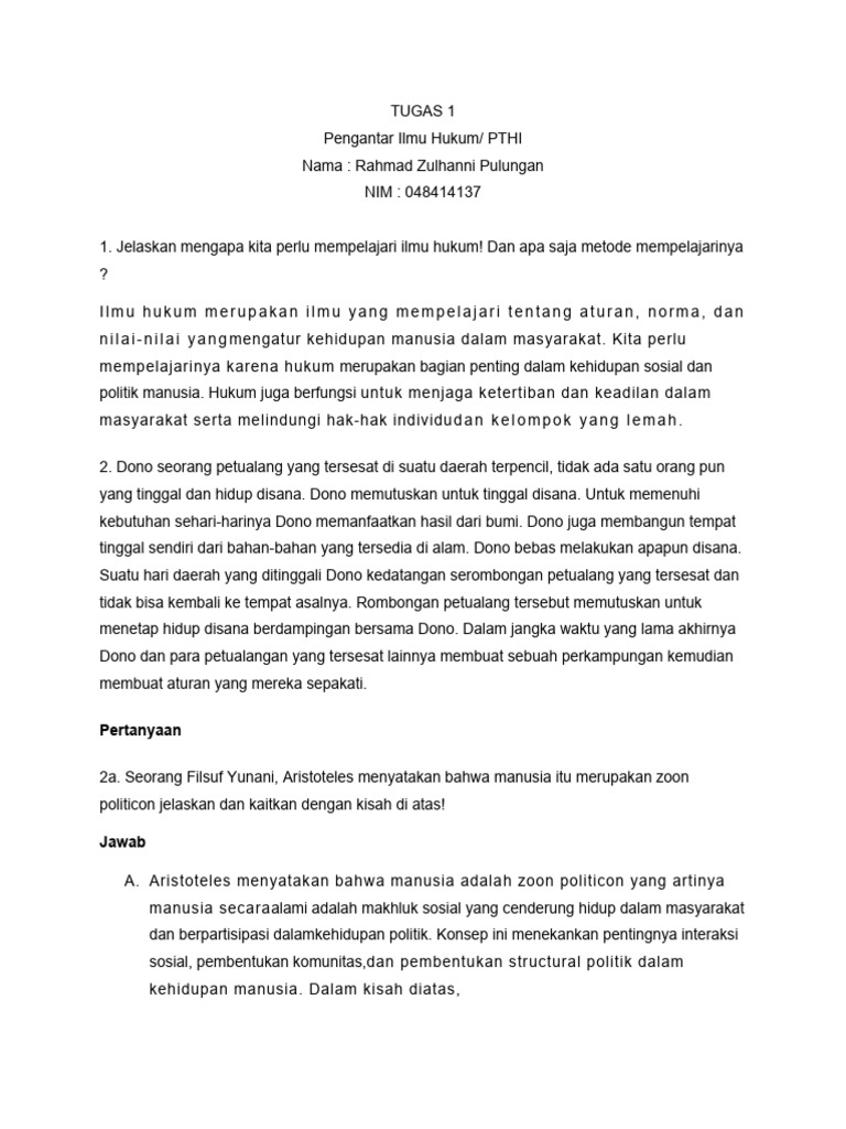 Tugas 1 Diskusi 3 PTHI | PDF