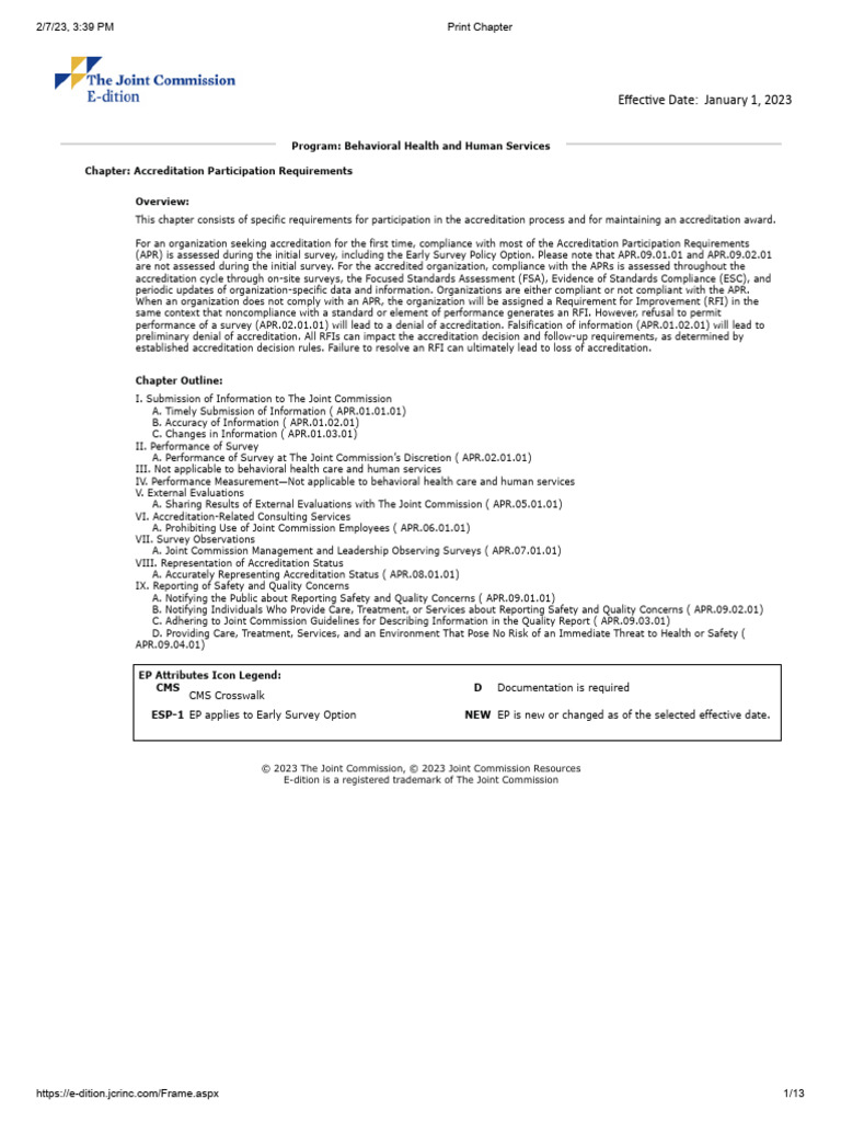 TJC Standards of Care Complete | Download Free PDF | Joint Commission ...