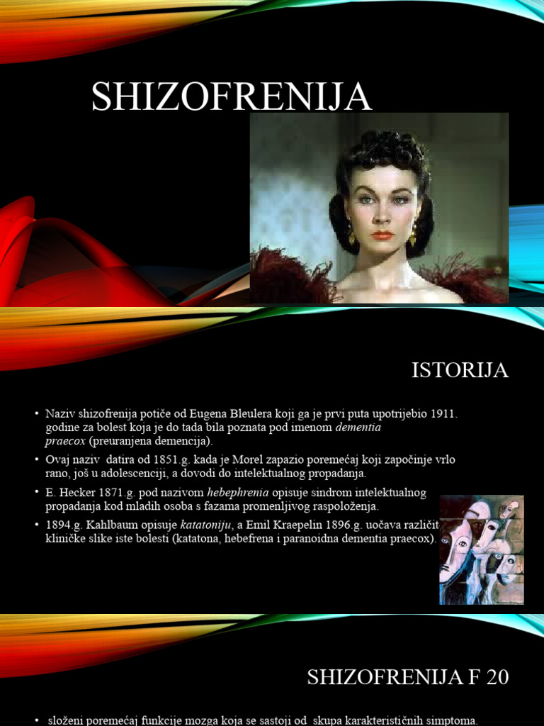 Prezentacija 1 - Shizofrenija | PDF
