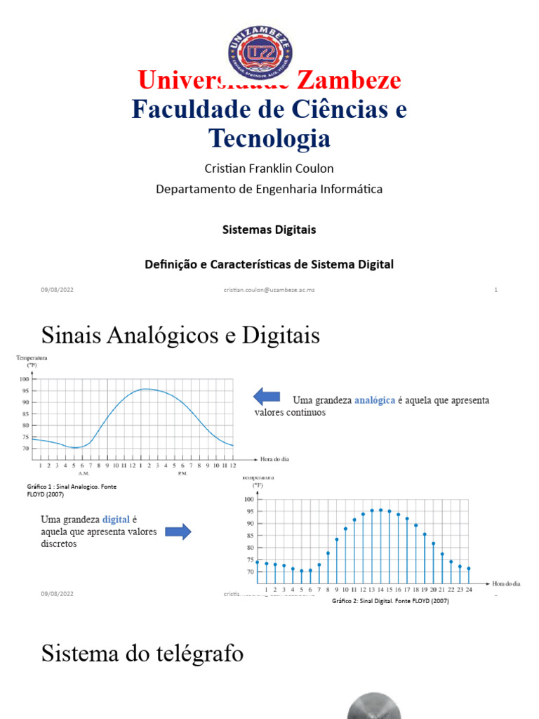 Definição e Características de Sistemas Digitais | PDF