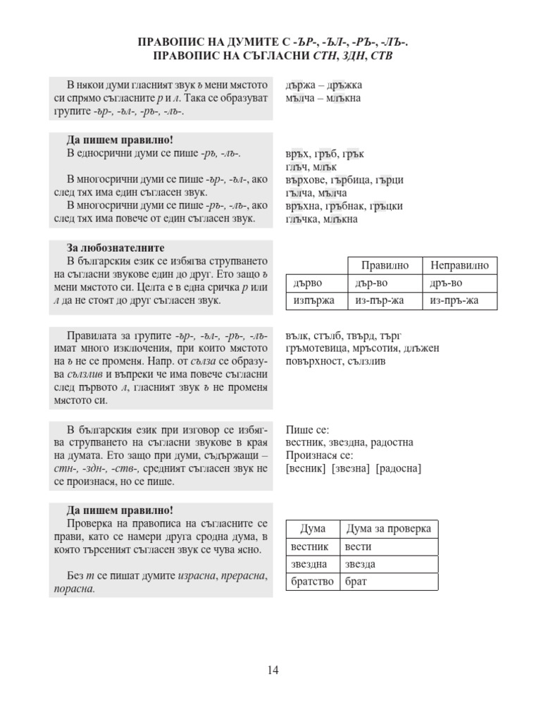 bel - pomagalo - 4klas БЕЛ 4ти клас | PDF