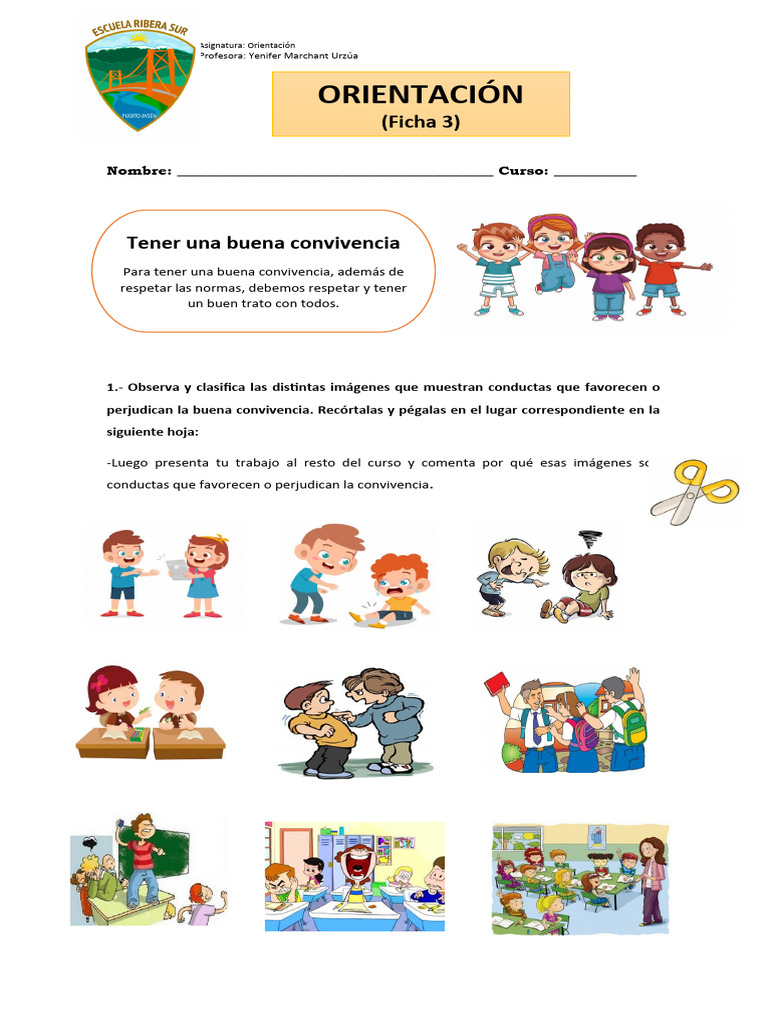 FICHA 3 - OA 5 Normas 2do Básico | PDF