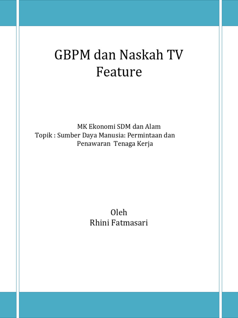 GBPM Dan Naskah Desain | PDF