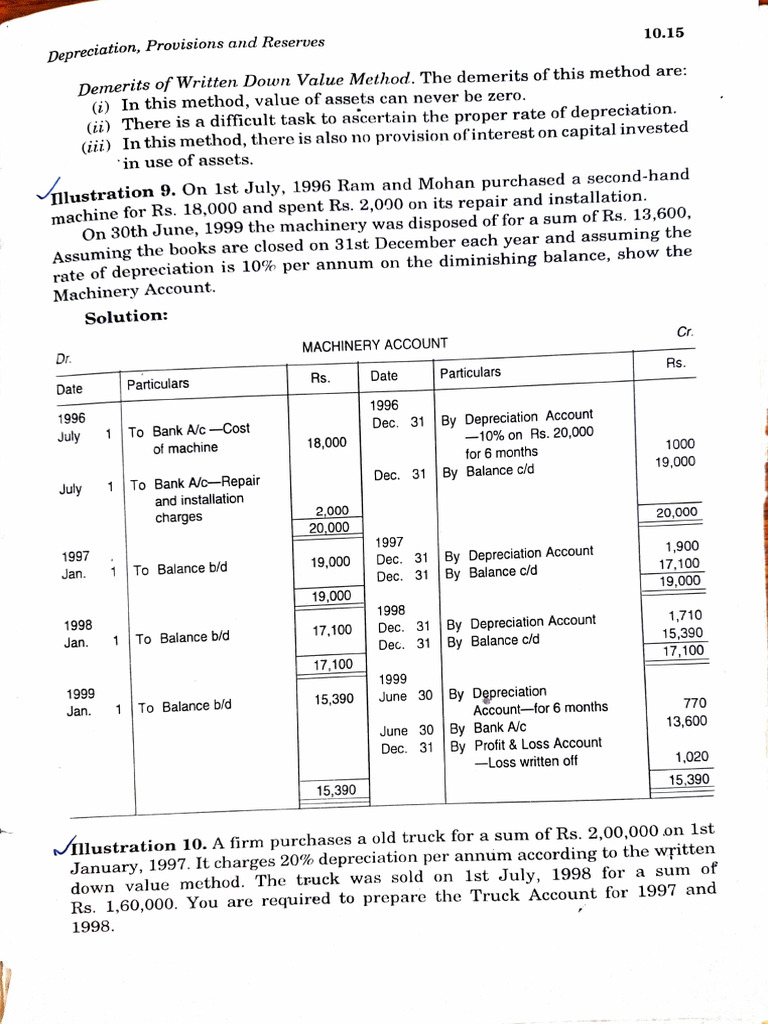 Depreciation Questions 1 | PDF
