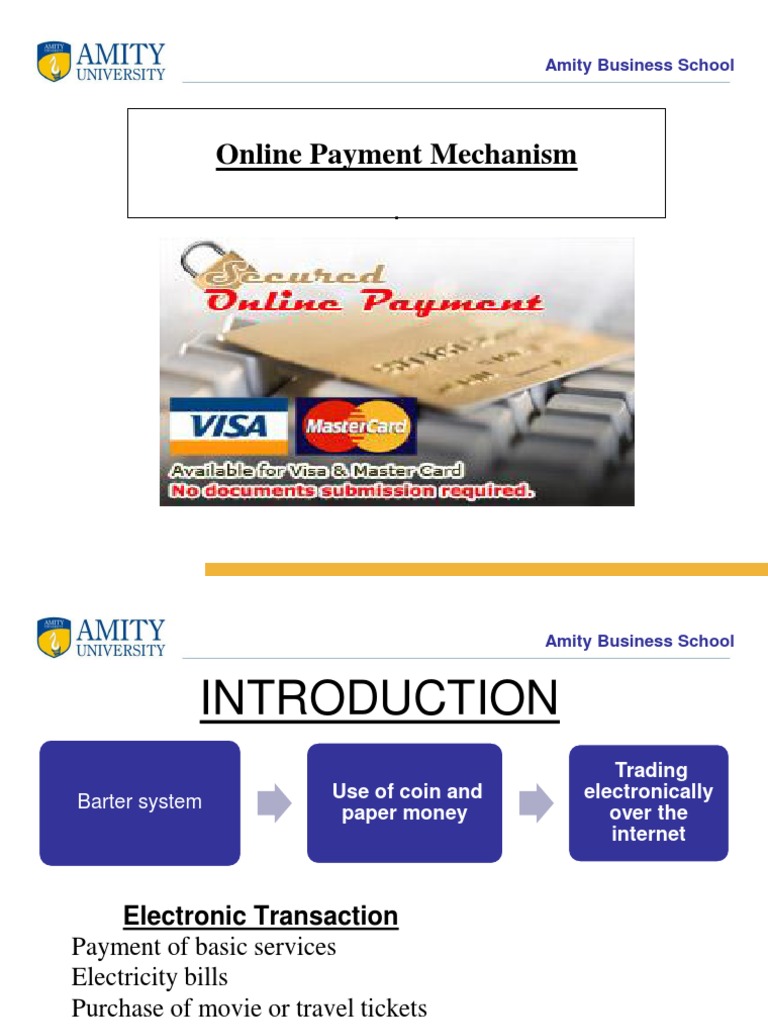 Online Payment Mechanisms Explained | PDF | Payments | Financial ...